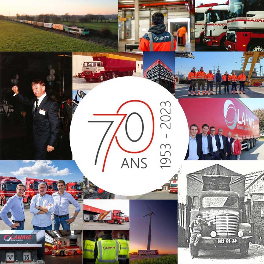 Le groupe fête ses 70 ans ! - Lahaye Global Logistics