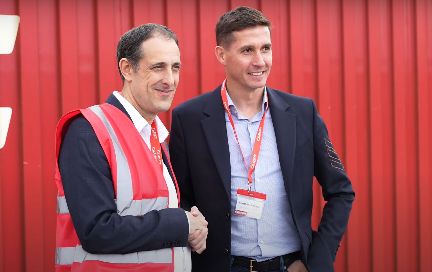 L'inauguration Rennes - Lille - Lahaye Global Logistics